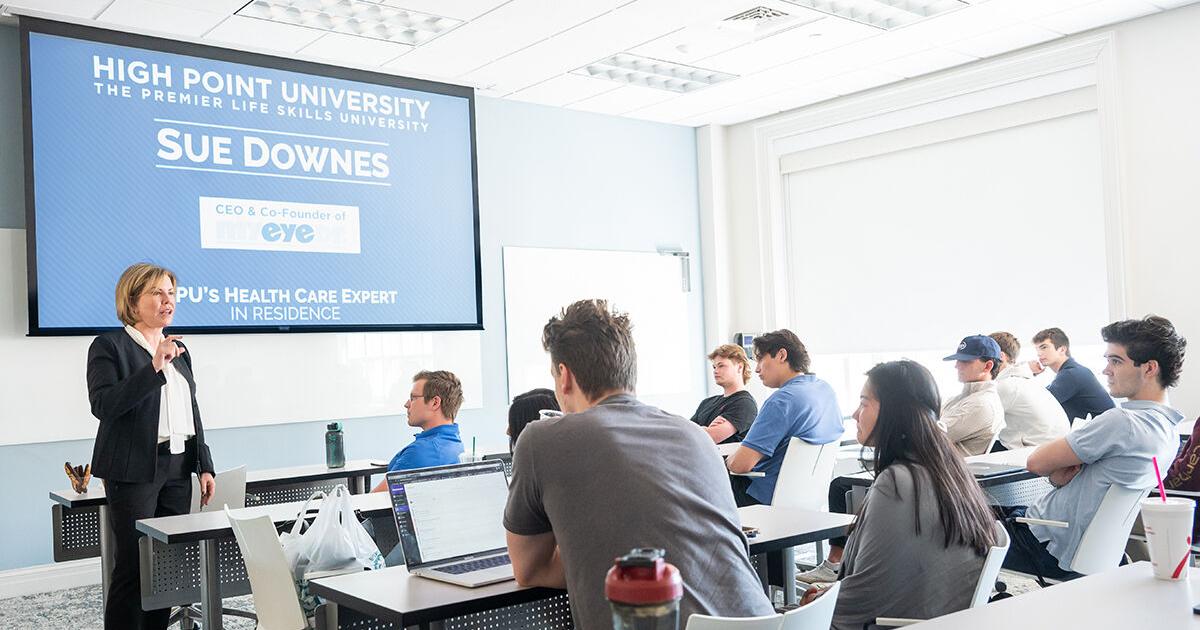 MyEyeDr. CEO Sue Downes, HPU Health Care Expert, Mentors Students ...