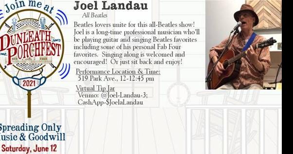 Joel Landau to perform live at Dunleath Porchfest | Music | yesweekly.com