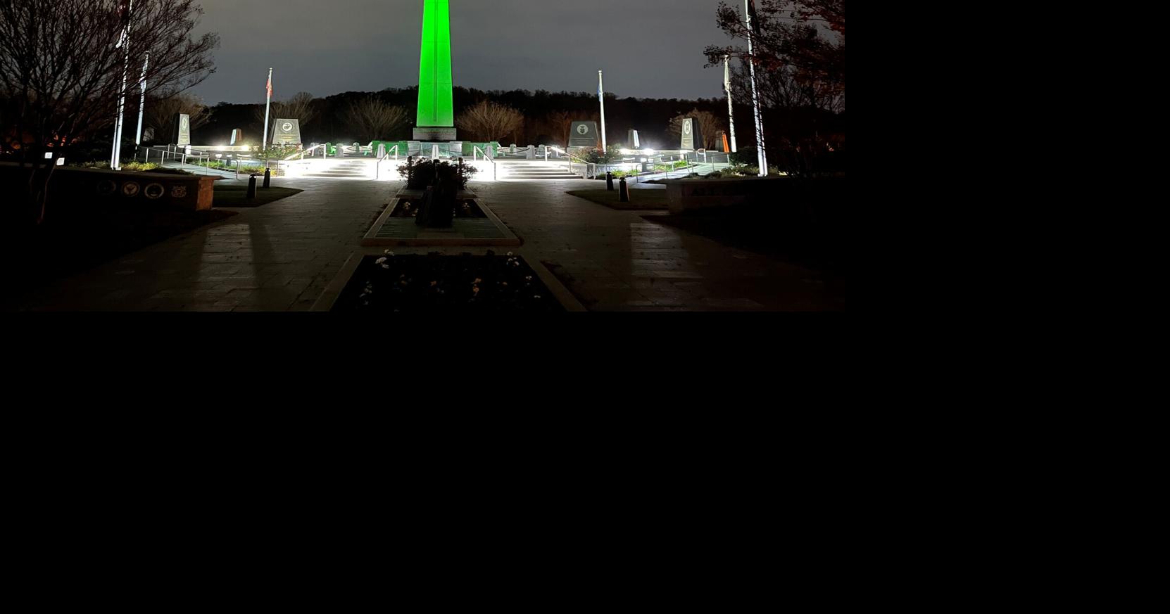 Forsyth County facilities will be lit green this week to honor veterans ...