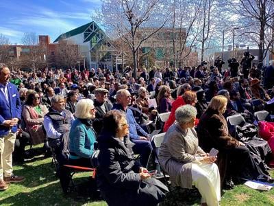 Statue erected to honor “real-life superheroes” Shirley and Justice ...
