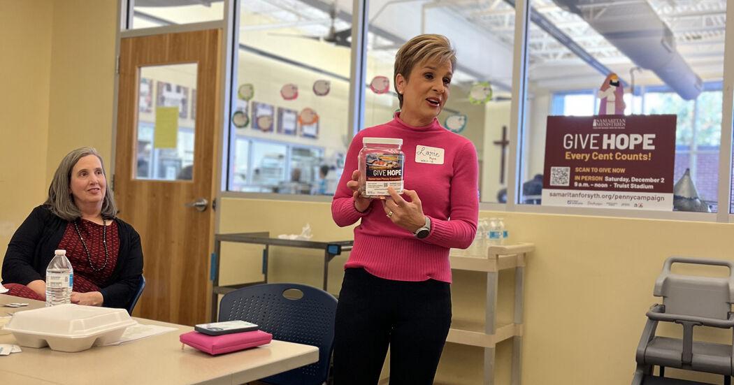 Samaritan Ministries Penny Campaign kickoff luncheon with Lanie Pope ...