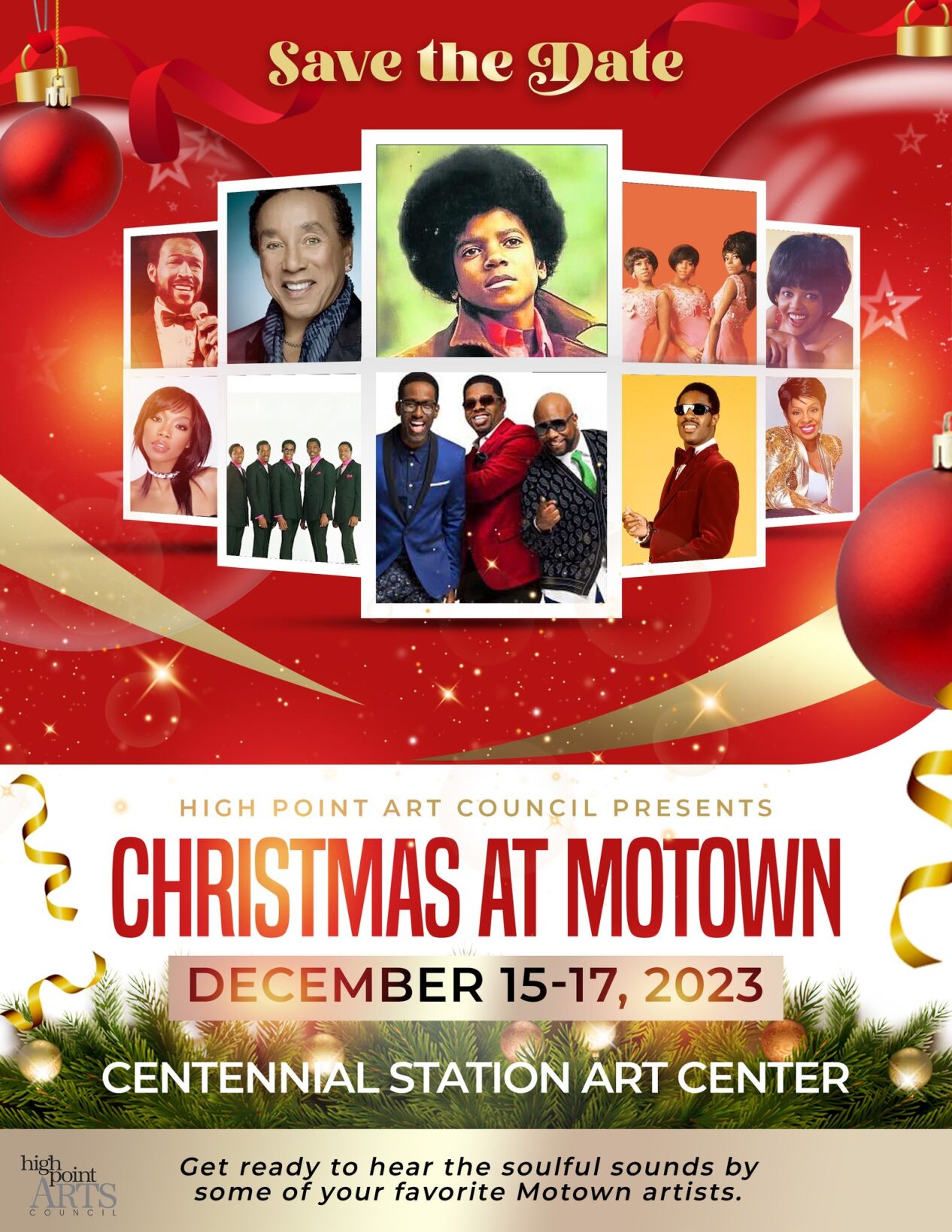 High Point Arts Council Presents Christmas at Motown Dinner Theatre ...