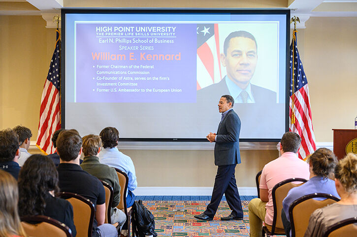 William E. Kennard, HPU’s Global Leader in Residence, Mentors Students ...