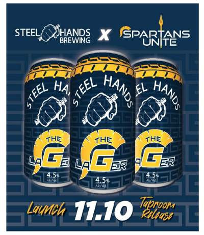 Steel Hands Brewing Announces Partnership with Spartans Unite | Food ...