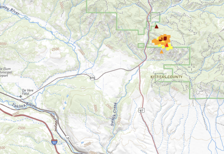 Crews containing 331-acre fire burning near Blewett Pass | Columbia ...