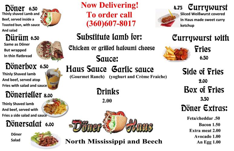 Doner Haus: From Winter Truck to Cozy Dine-In in Wenatchee | Columbia ...