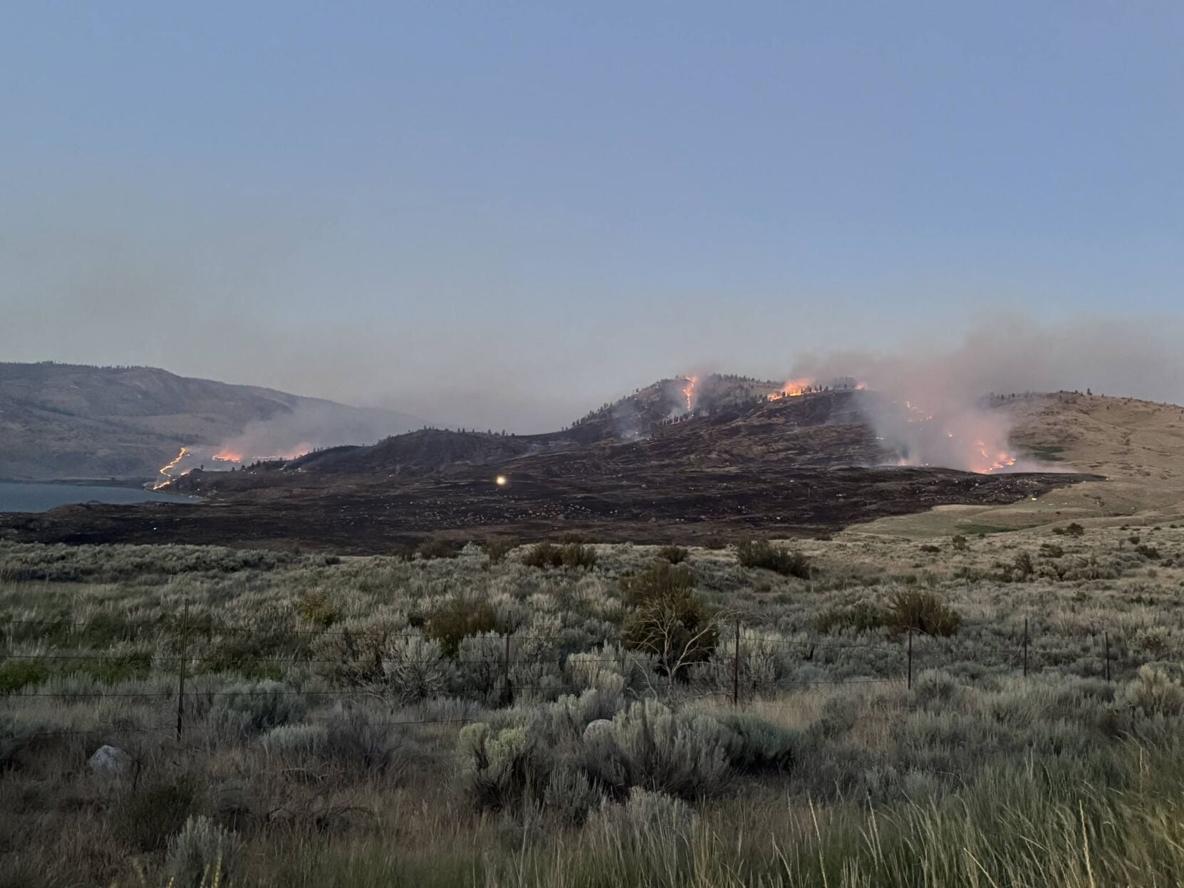 Kartar Fire Grows To 11,706 Acres, Remains 0% Contained Near Omak Lake ...