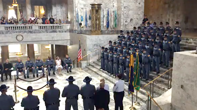 41 Washington State Patrol troopers sworn in at state capitol | News ...