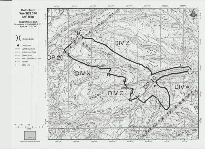 UPDATE: Colockum Fire near Malaga 80 percent contained | iFIBER ONE ...