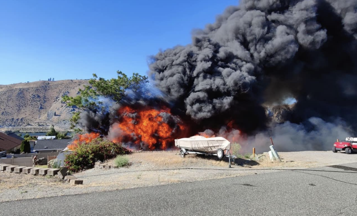 Douglas County fire destroys three homes, damages fourth | Columbia ...