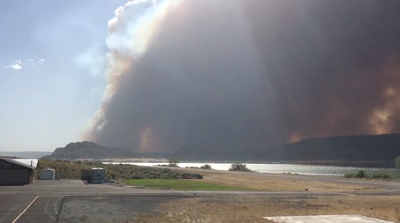 State mobilization approved for wildfire burning west of Grand Coulee ...