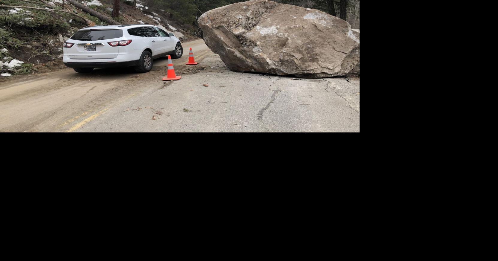 Two massive, falling boulders in Entiat area nearly strike motorists ...