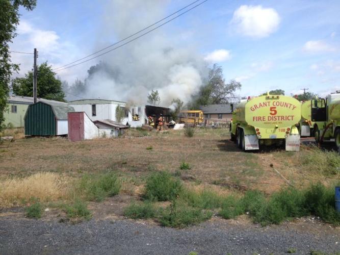 Moses Lake home destroyed by fire Wednesday morning | iFIBER ONE News ...