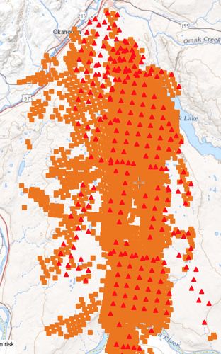 Satellite maps show position of extraordinarily massive Cold Springs ...