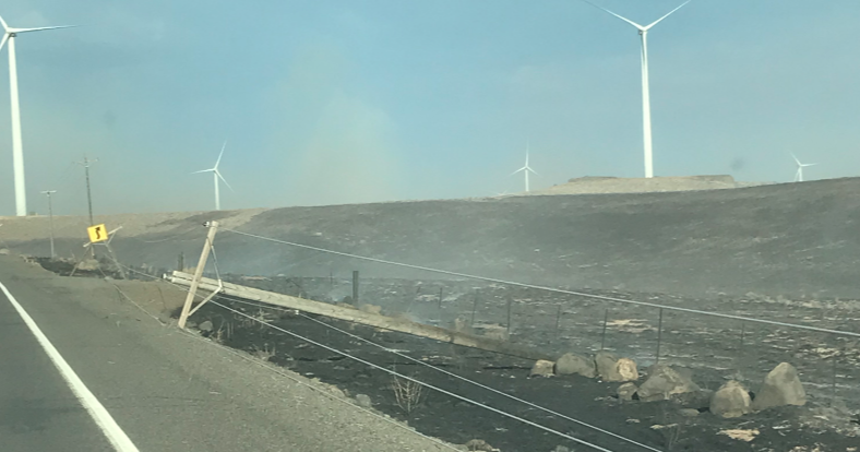 Vantage Highway Fire has burned about 17,000 acres; 25% contained ...