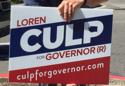 Report: Woman shot dead over attempted theft of Loren Culp sign ...