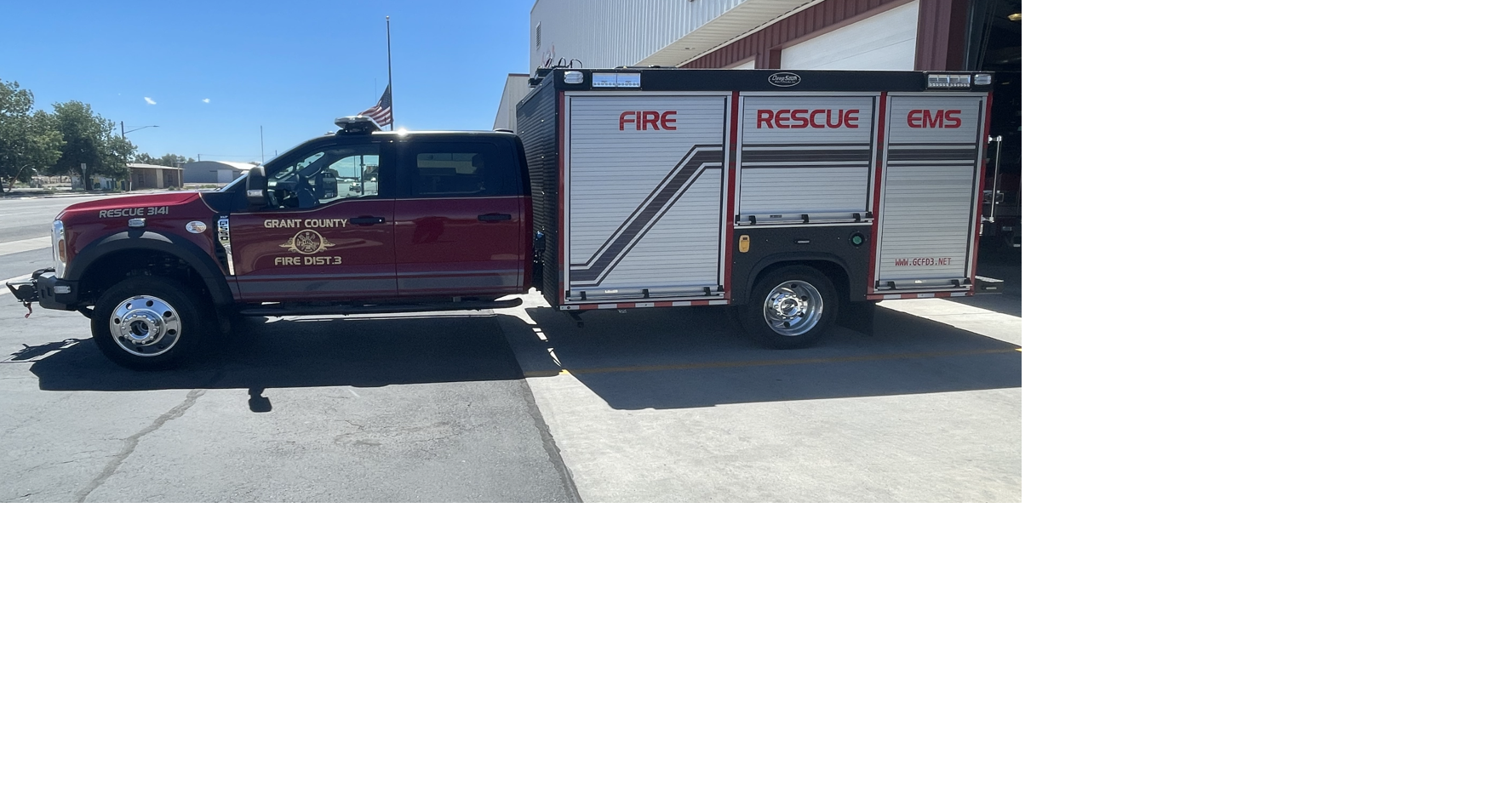 New Rescue Truck Boosts Fire Response in Quincy Area | Columbia Basin ...