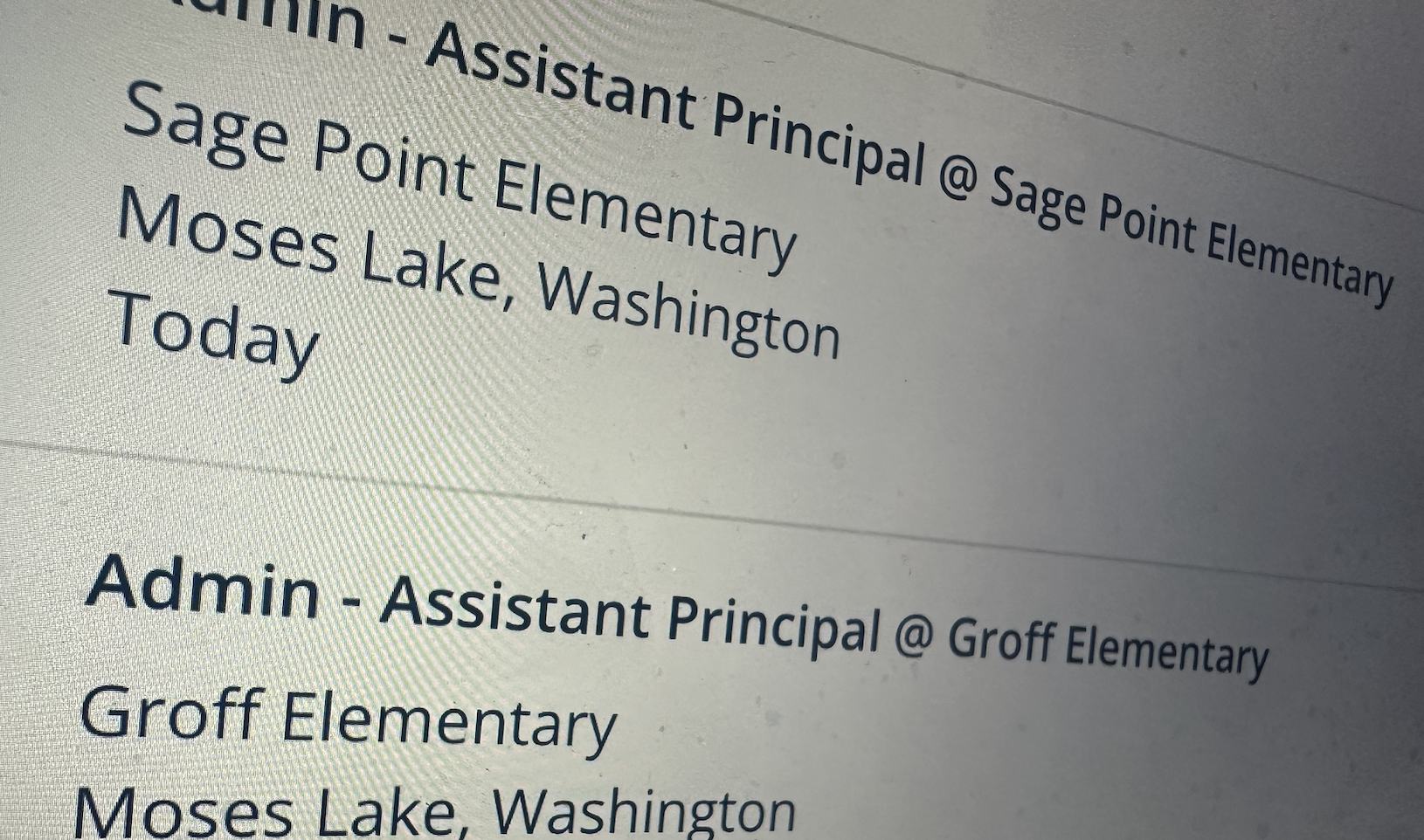Moses Lake Schools Add Principal Jobs Amid Staffing Queries | Columbia ...
