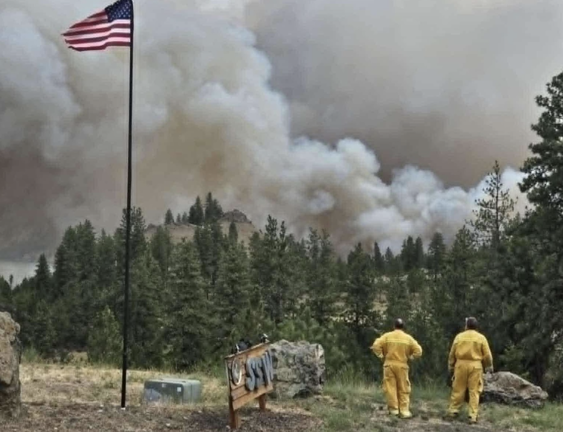 Western Pines Fire Near Davenport Grows to 5,837 Acres; Evacuations ...
