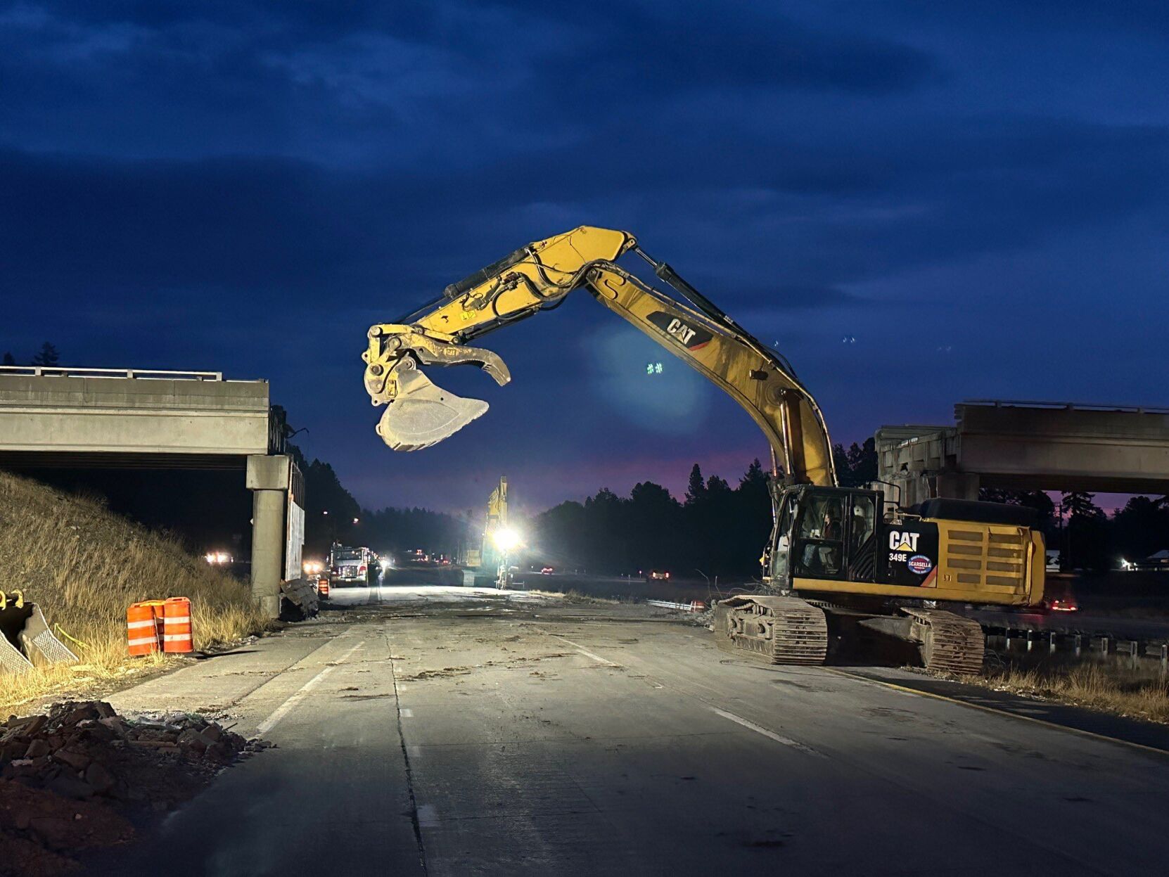 I-90 Overpass Demolition Underway Near Cle Elum | Columbia Basin ...