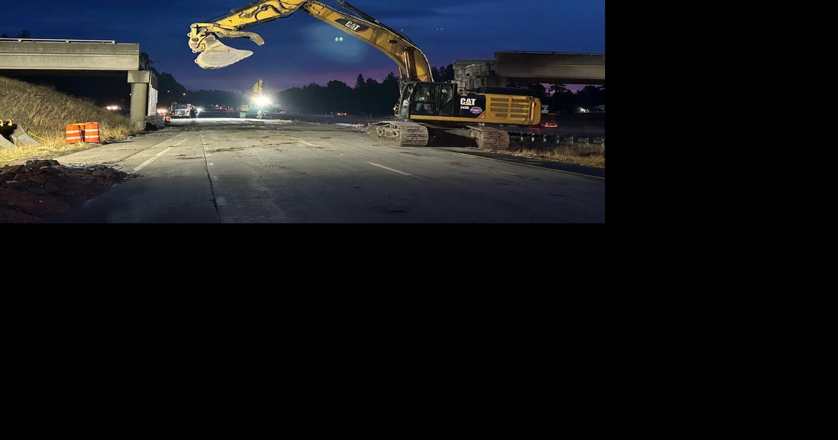 I-90 Overpass Demolition Underway Near Cle Elum | Columbia Basin ...