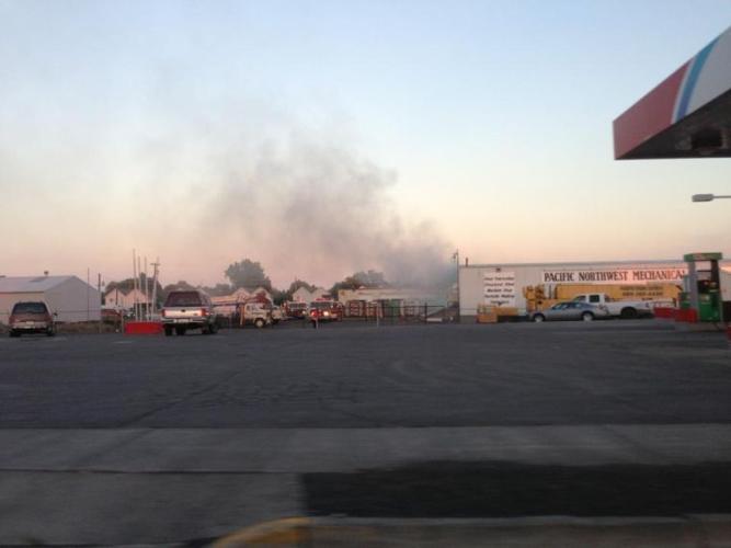 Pacific Northwest Mechanical damaged in fire Monday night | Moseslake ...