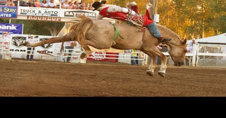 One ticket good for the Moses Lake Roundup rodeo, Grant County Fair ...