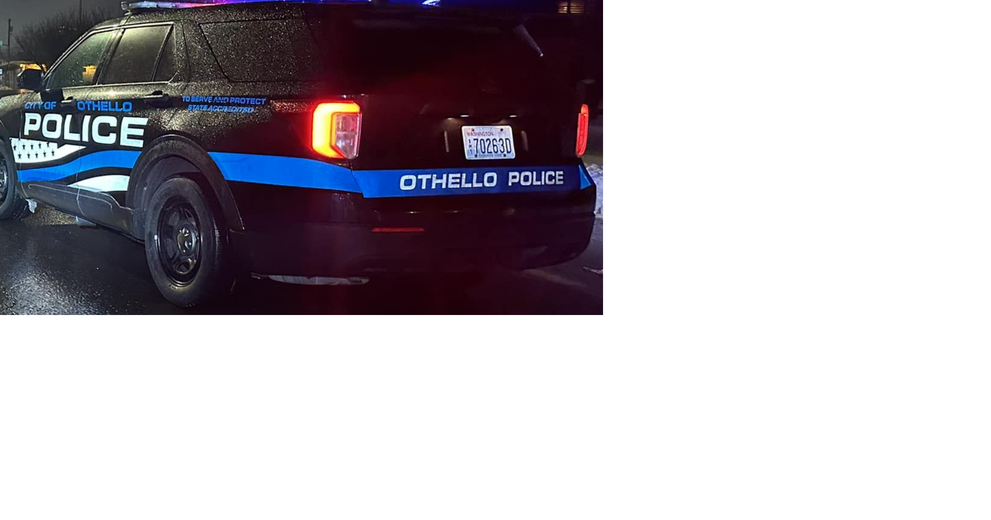 Othello Police Investigating Shooting That Injured Two | Columbia Basin ...