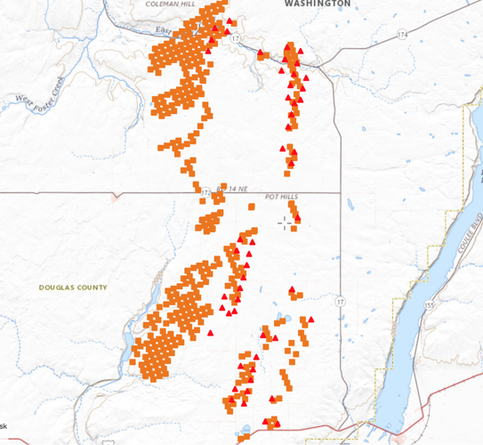 Satellite maps show position of extraordinarily massive Cold Springs ...