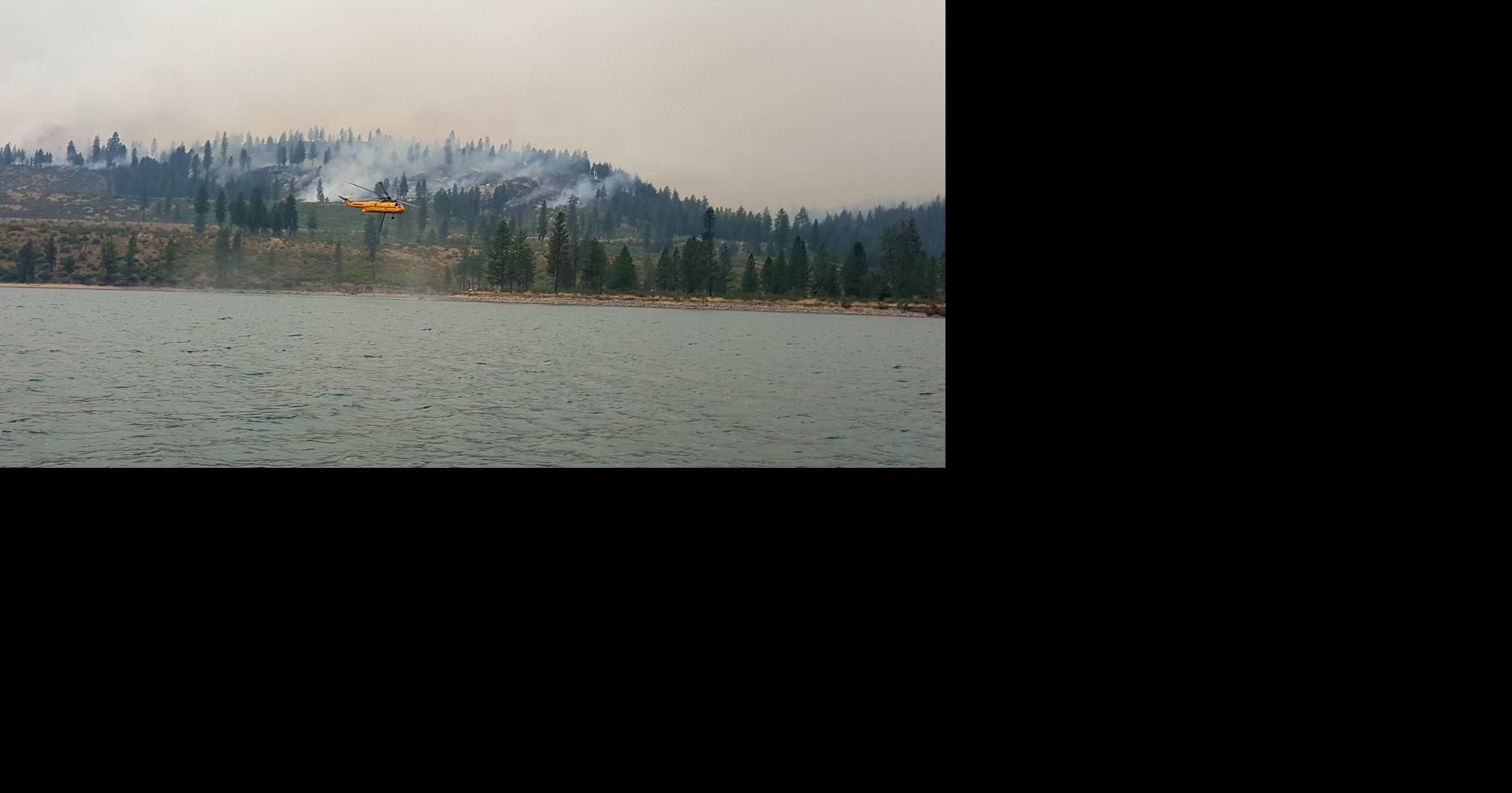 Evacuations lowered for Williams Flats Fire; containment up to 50 ...