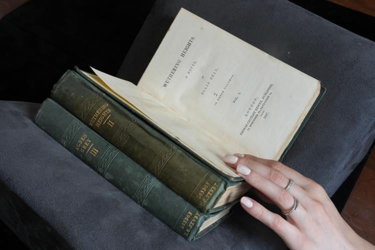 A rare first edition of 'Wuthering Heights' complete with spelling ...