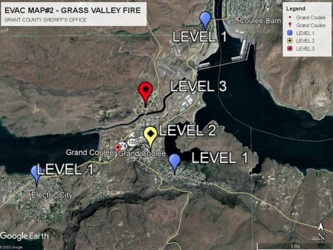 State mobilization approved for wildfire burning west of Grand Coulee ...