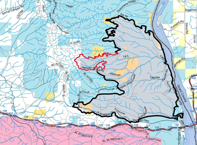 Vantage Highway Fire nears full containment; gusty winds expected ...