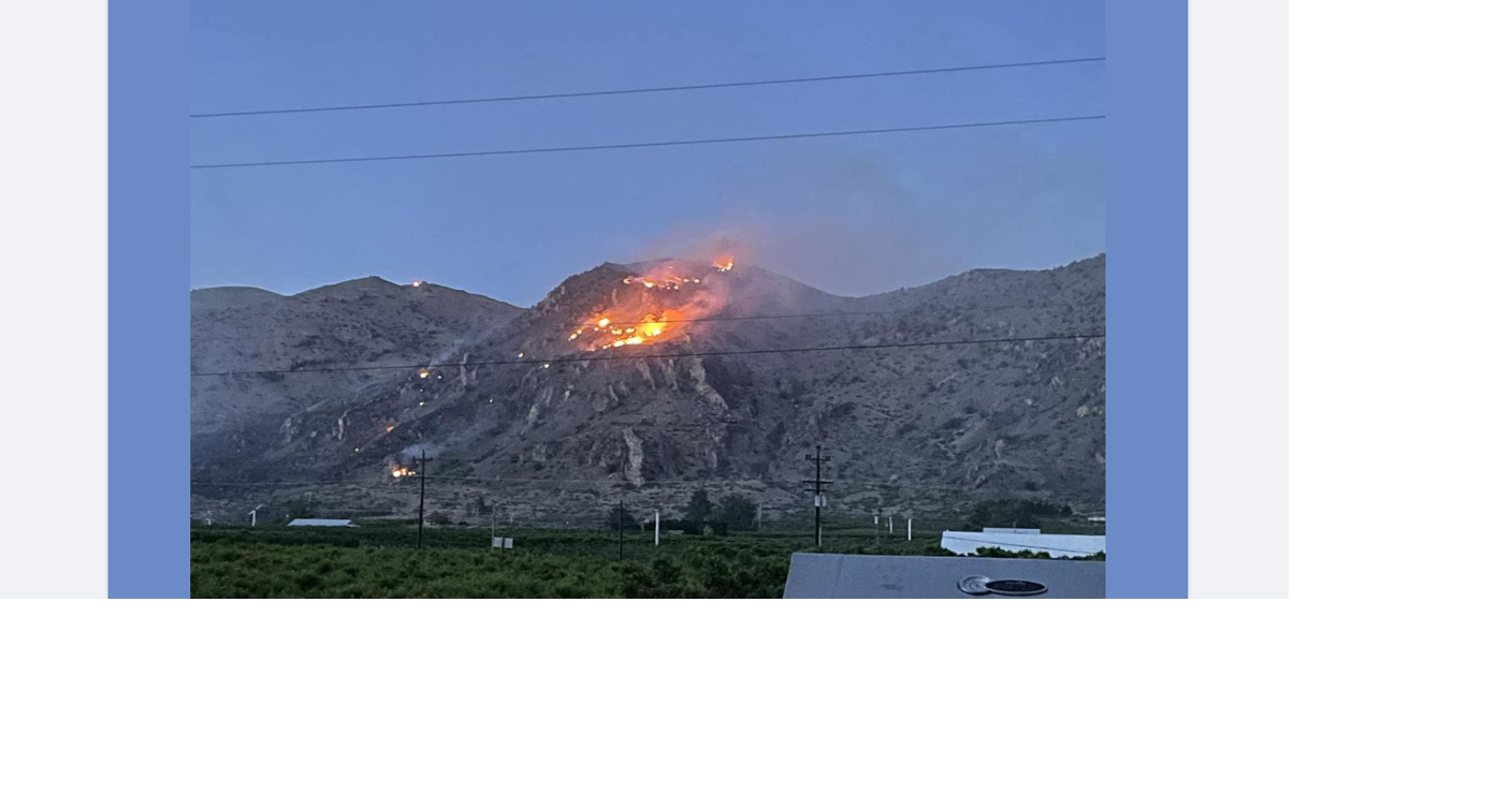Brush fire above Orondo grows to 100 acres Saturday night | Columbia ...