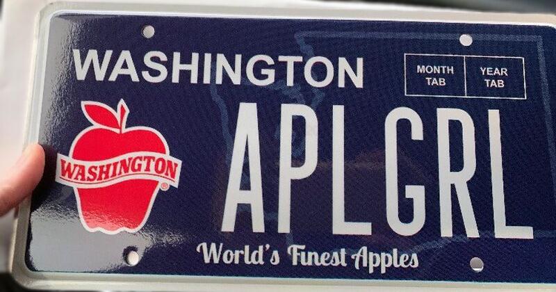 One year later, Washington apple license plates raise $16,000 in ...