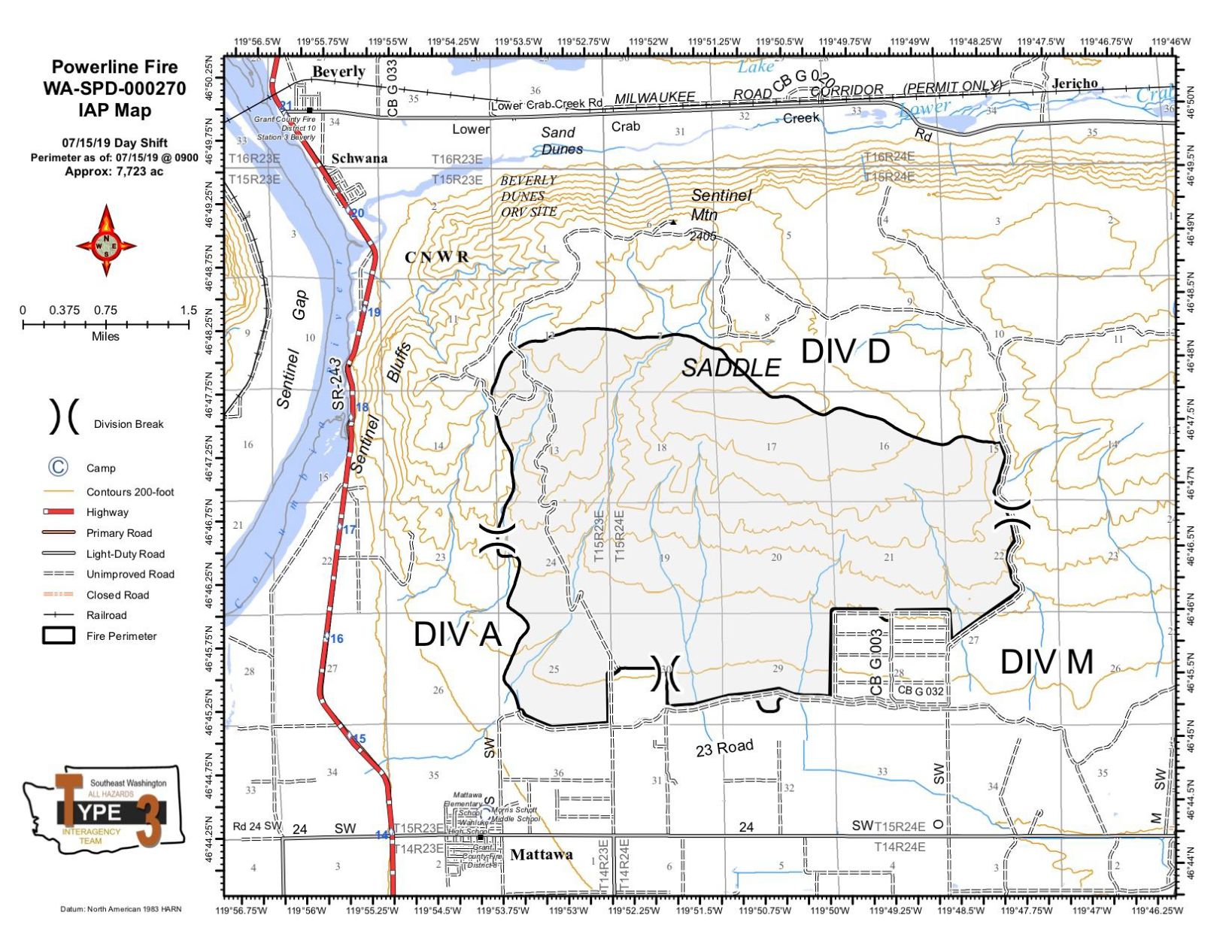 VIDEO: Firefighters begin controlling Powerline fire near Mattawa, 50% ...
