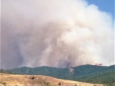 Drone over Williams Flats fire suspends aerial firefighting operations ...