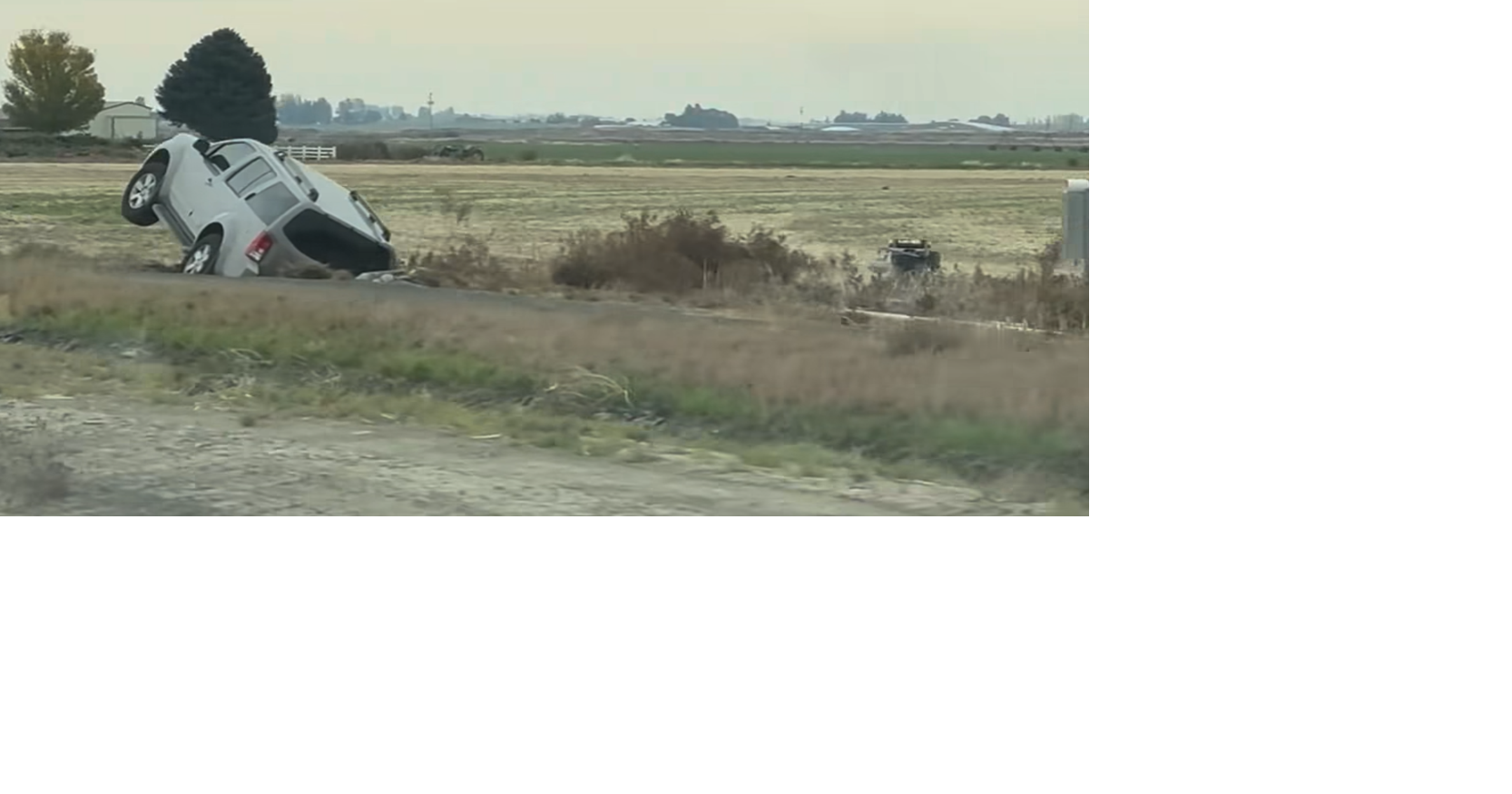 SUV Stuck in Odd Position Near Quincy Draws Attention | Columbia Basin ...