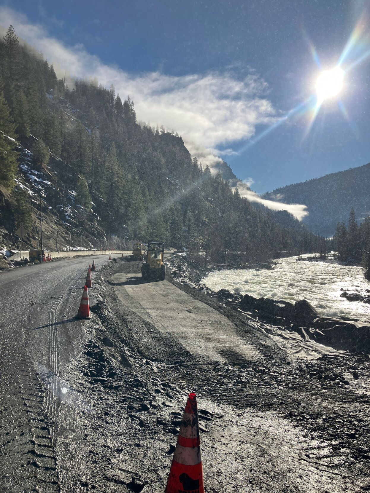 US 2 Tumwater Canyon Repairs Progress; Chumstick Restricted | Columbia ...