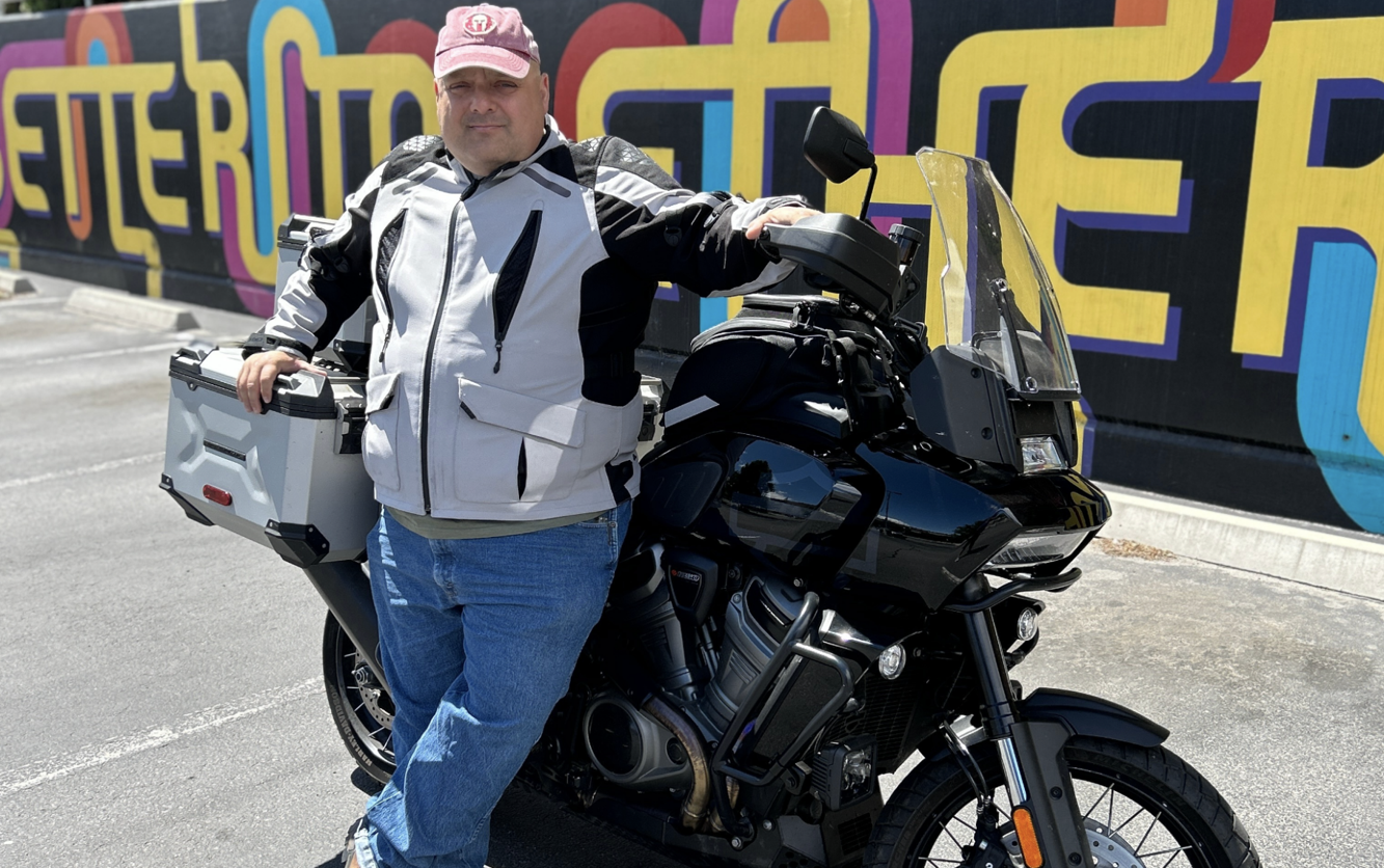 Local man embarks on epic motorcycle journey, honoring late father and ...