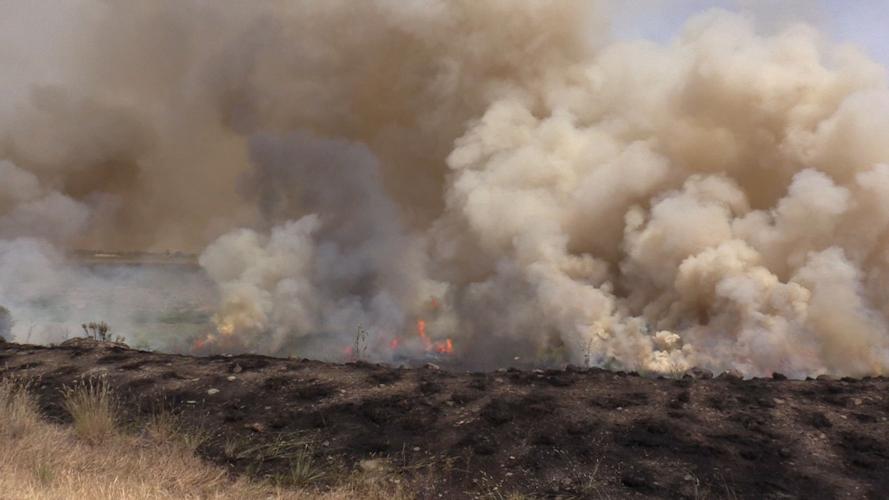 Crash ignites fire near Soap Lake, closes SR 17, homes evacuated ...