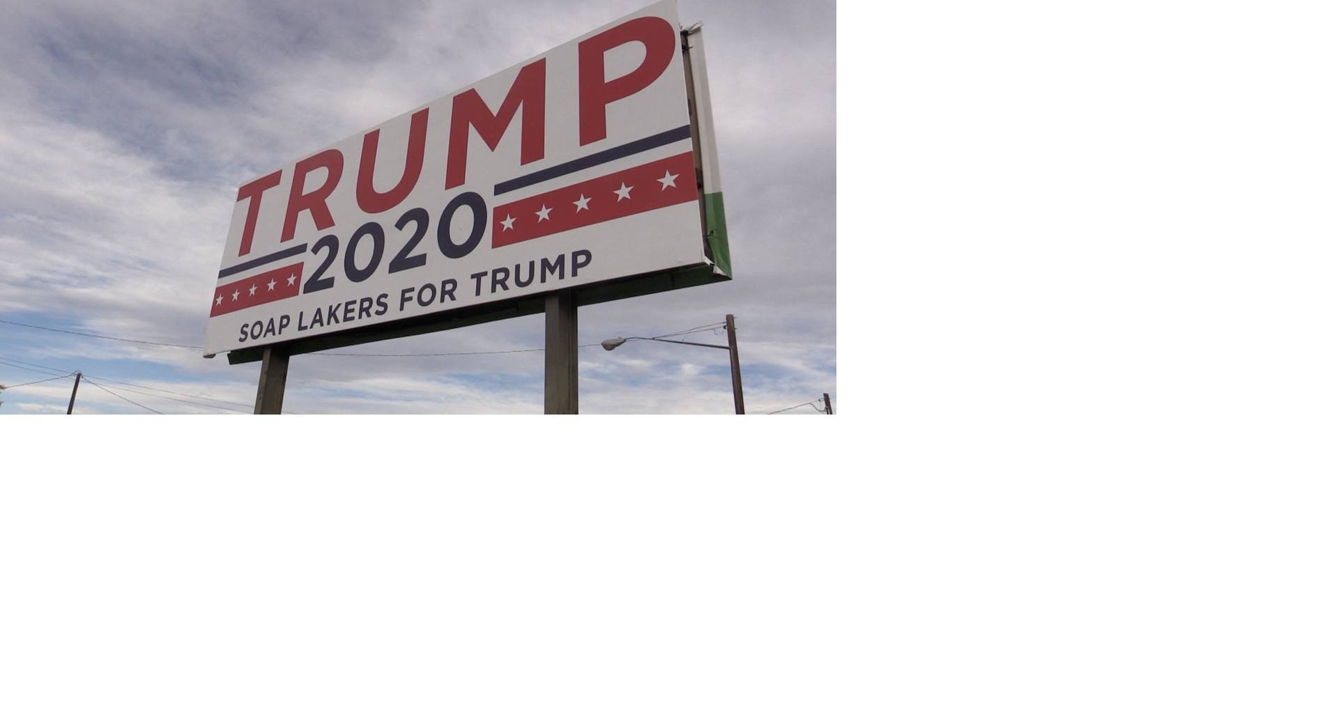 Sizable political sign in small town has been a "fixation" for locals ...
