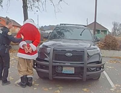 arrested santa