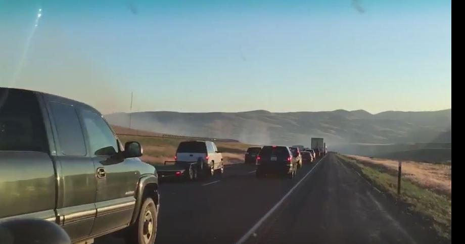 I-90 back open between Vantage and George, wildfire contained | iFIBER ...