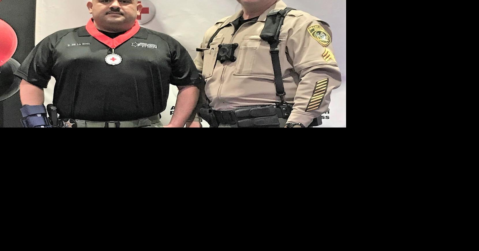 GCSO deputy De La Rosa, K9 Grizzly honored as Hometown Heroes by ...