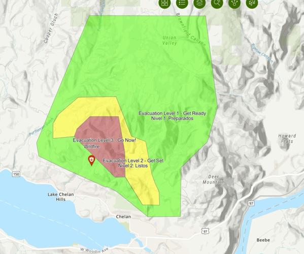 Henderson Fire Forces Level 3 Evacuations Near Chelan | Columbia Basin ...