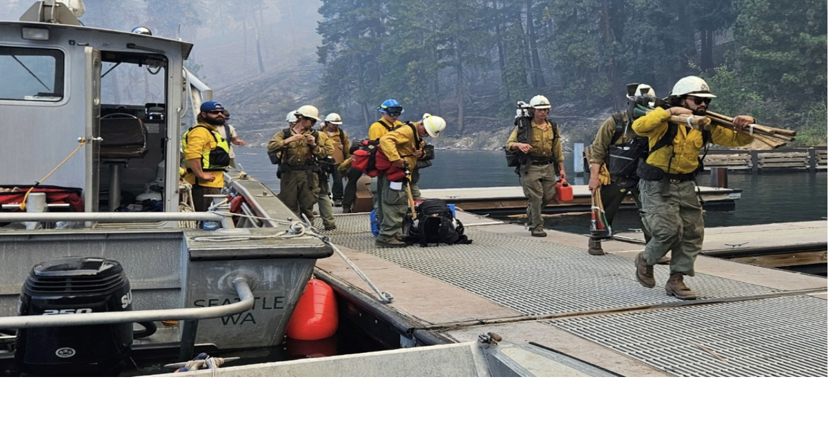 Firefighters Protecting of Stehekin from Pioneer Fire | Columbia Basin ...