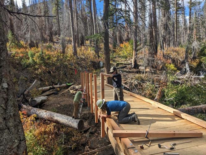 Louis Lake Trail Bridge rebuilt, celebration near Chelan | Columbia ...