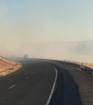 I-90 back open between Vantage and George, wildfire contained | iFIBER ...