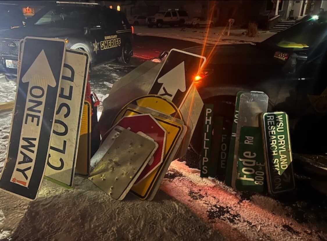 40 stolen road signs later, Ritzville man arrested for theft | Columbia ...